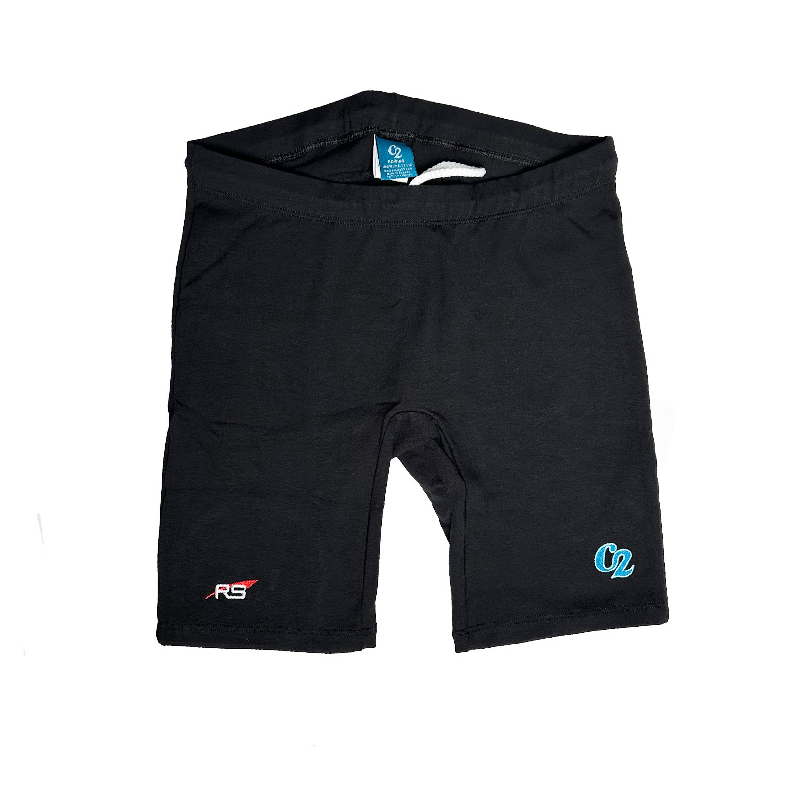 Cotton Lycra Shorts with Blue C2 Logo