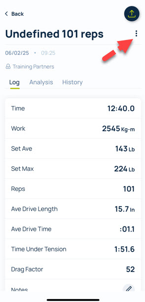 ErgData Feature: Custom StrengthErg Movements